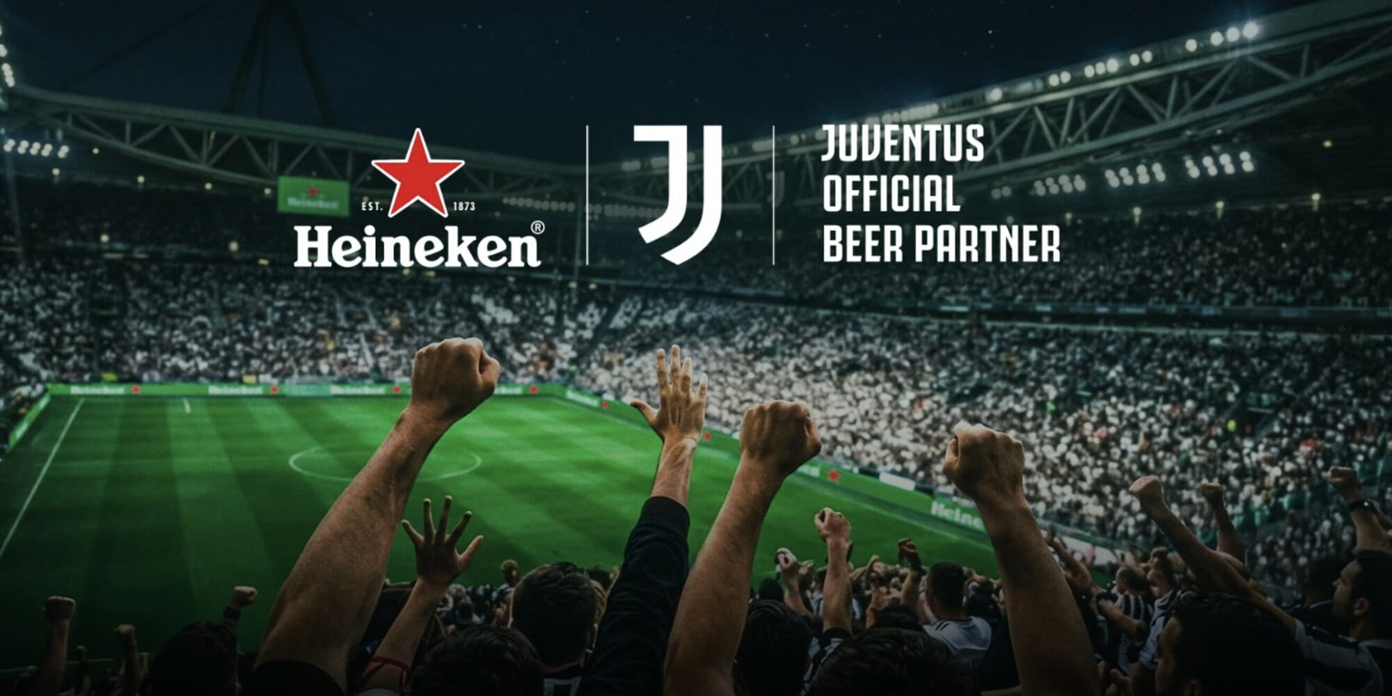 Heineken è il nuovo official beer partner di Juventus Football Club