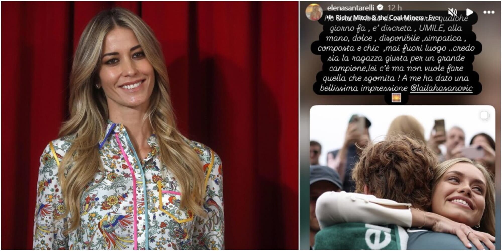 La fidanzata di Sinner troppo fredda, Elena Santarelli risponde così ...