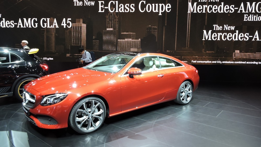 Detroit Live, Mercedes E Coupé, first class