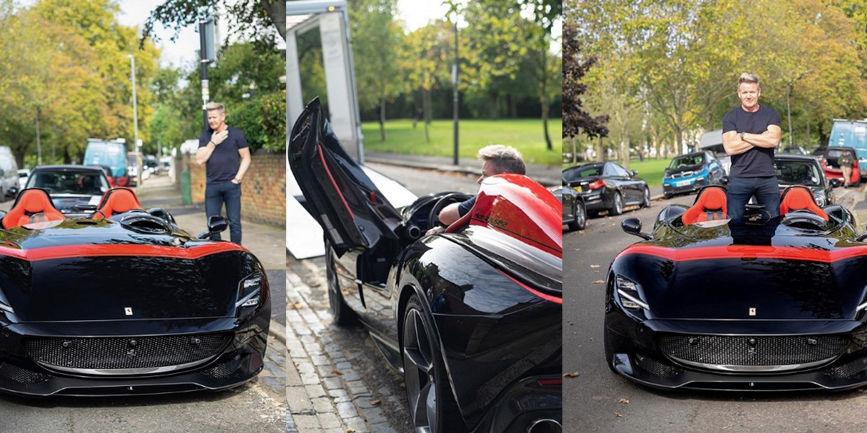 Ferrari Monza SP2, altra supercar per Gordon Ramsay