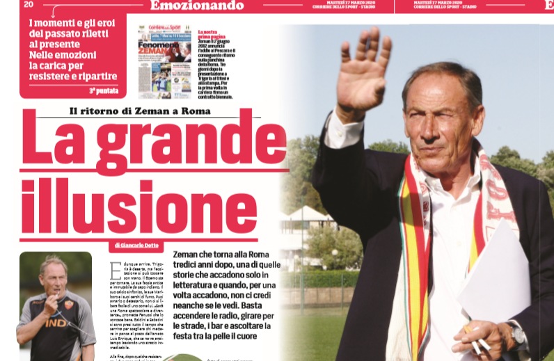Zeman torna alla Roma, la grande illusione