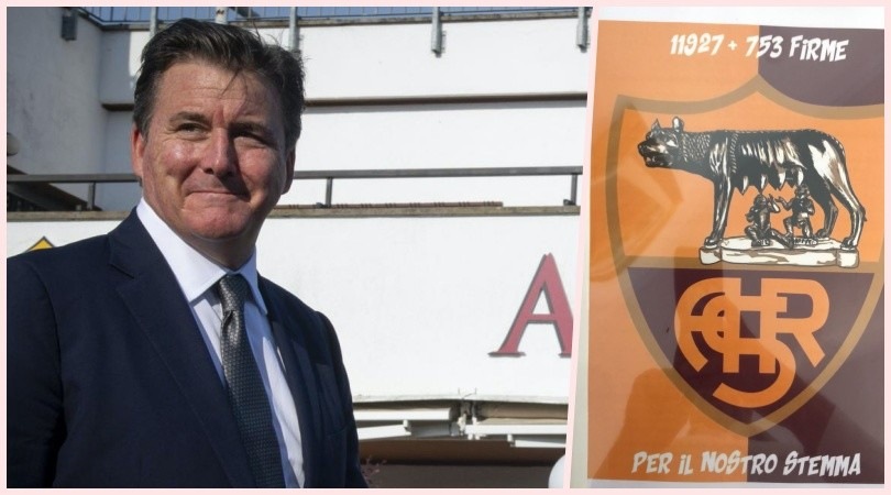 Roma, torna il vecchio stemma. Avv. Contucci: "Tifoseria contenta, club ...