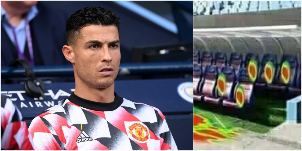 Cristiano Ronaldo, lo sfottò social sulla heat map è virale: tifosi furiosi