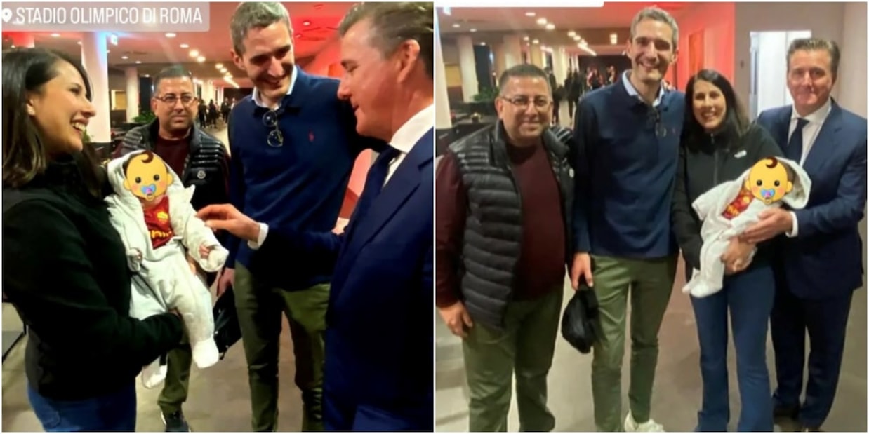 Roma, Dan Friedkin inedito: le immagini mai viste con una piccola tifosa