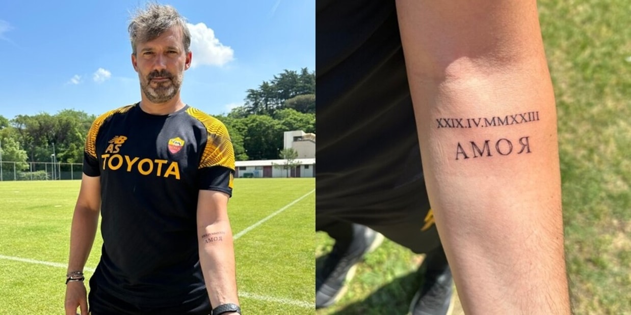 Roma femminile, il tatuaggio di Spugna per celebrare lo Scudetto