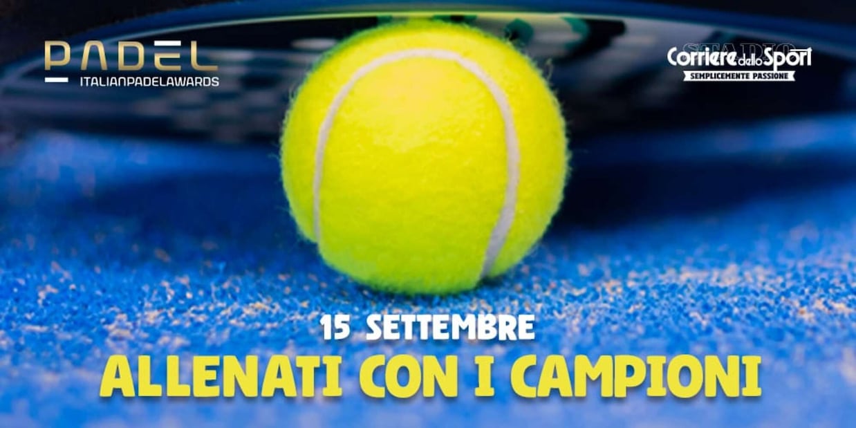 Italian Padel Awards, iscriviti e allenati con i campioni italiani di Padel