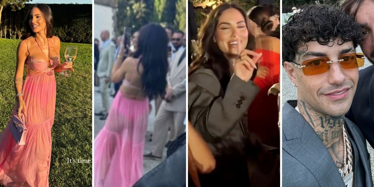 Giulia De Lellis "in mutande" tra Tony Effe e l'ex fidanzato Andrea Damante