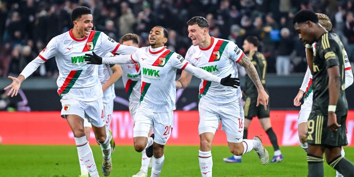 Bundesliga, beffa Augsburg: l'Union Berlino pareggia allo scadere
