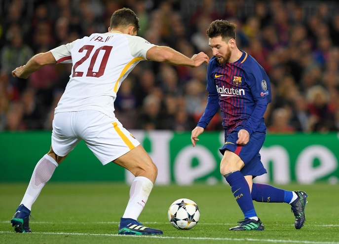 Champions League: sbarca Messi e la Roma fa il record