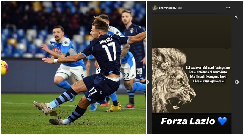 Immobile: "Sui cadaveri dei leoni festeggiano i cani"
