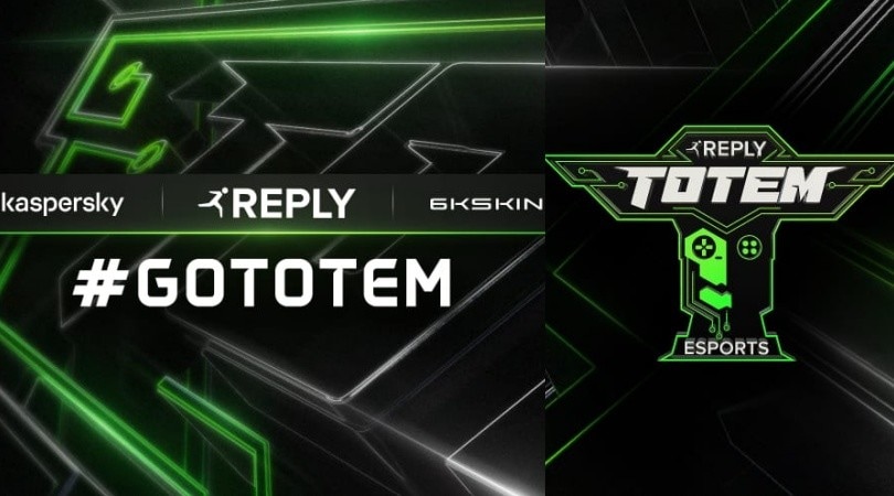 Nasce REPLY Totem Esport. Una collaborazione tutta Italiana