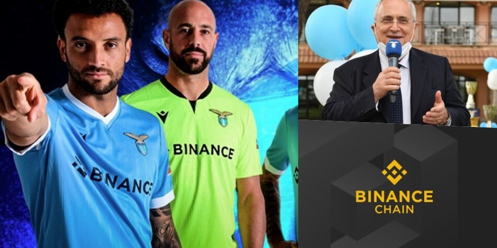 Lazio-Binance, tutti i dettagli del nuovo sponsor