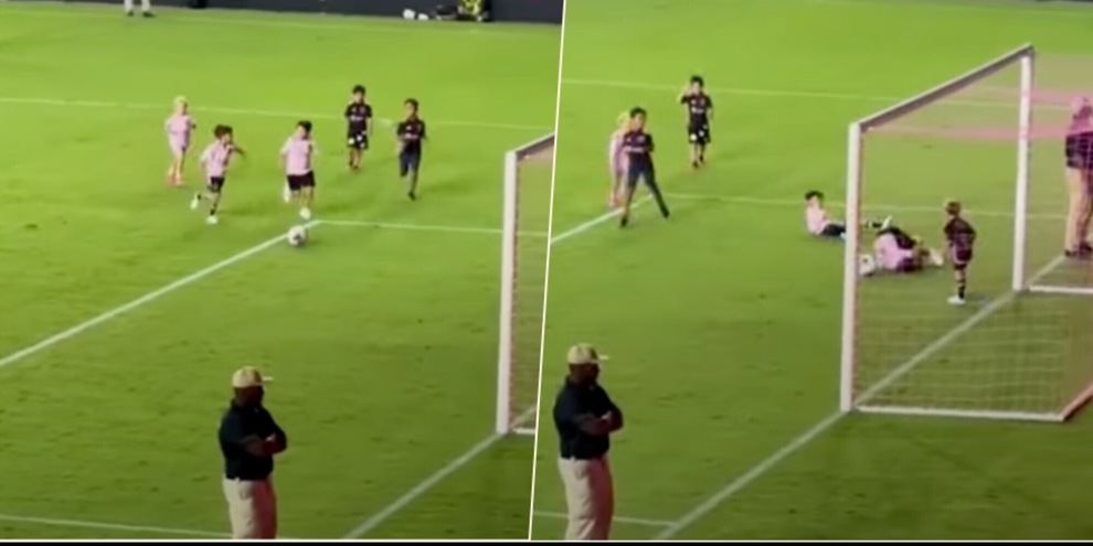 Messi, il figlio Mateo è una furia: falli e tackle sugli avversari